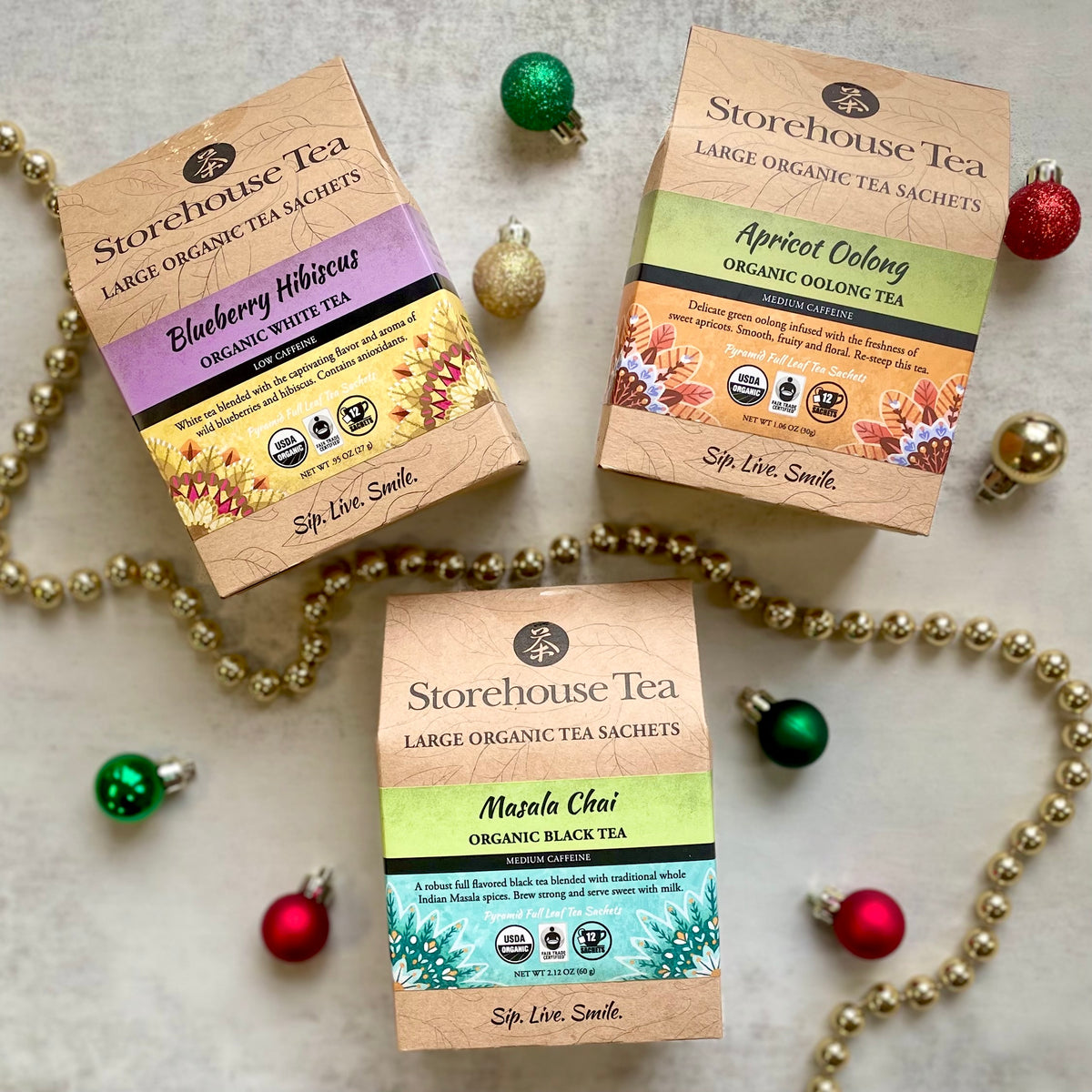 Organic Tea Sachet Favorites Bundle | Storehouse Tea